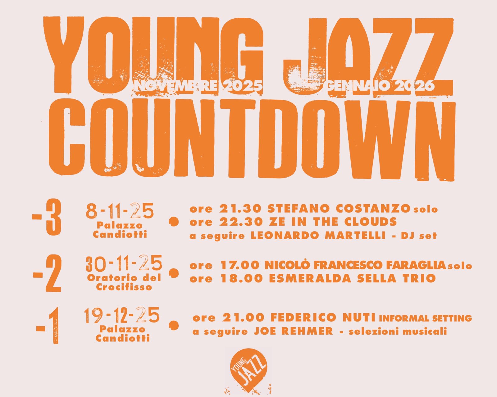 Young Jazz Countdown - Venerdì 19 dicembre, 21.30, Palazzo Candiotti ...